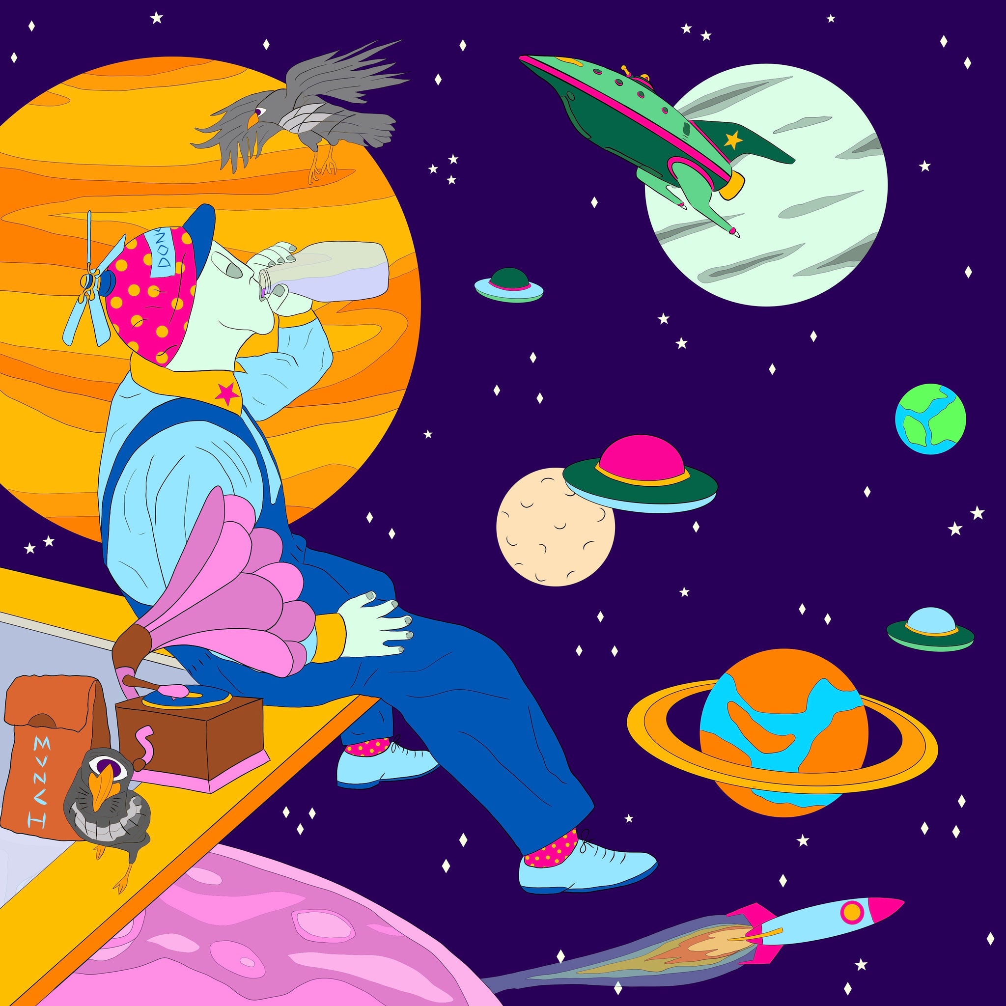 Spaced Out Poster – rexchouk